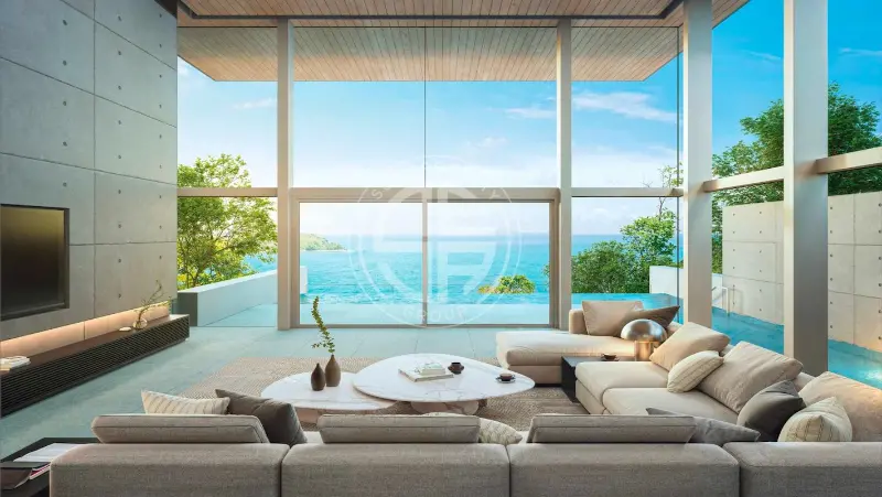 3 Stores Modern luxury Beachfront villas in Rawai